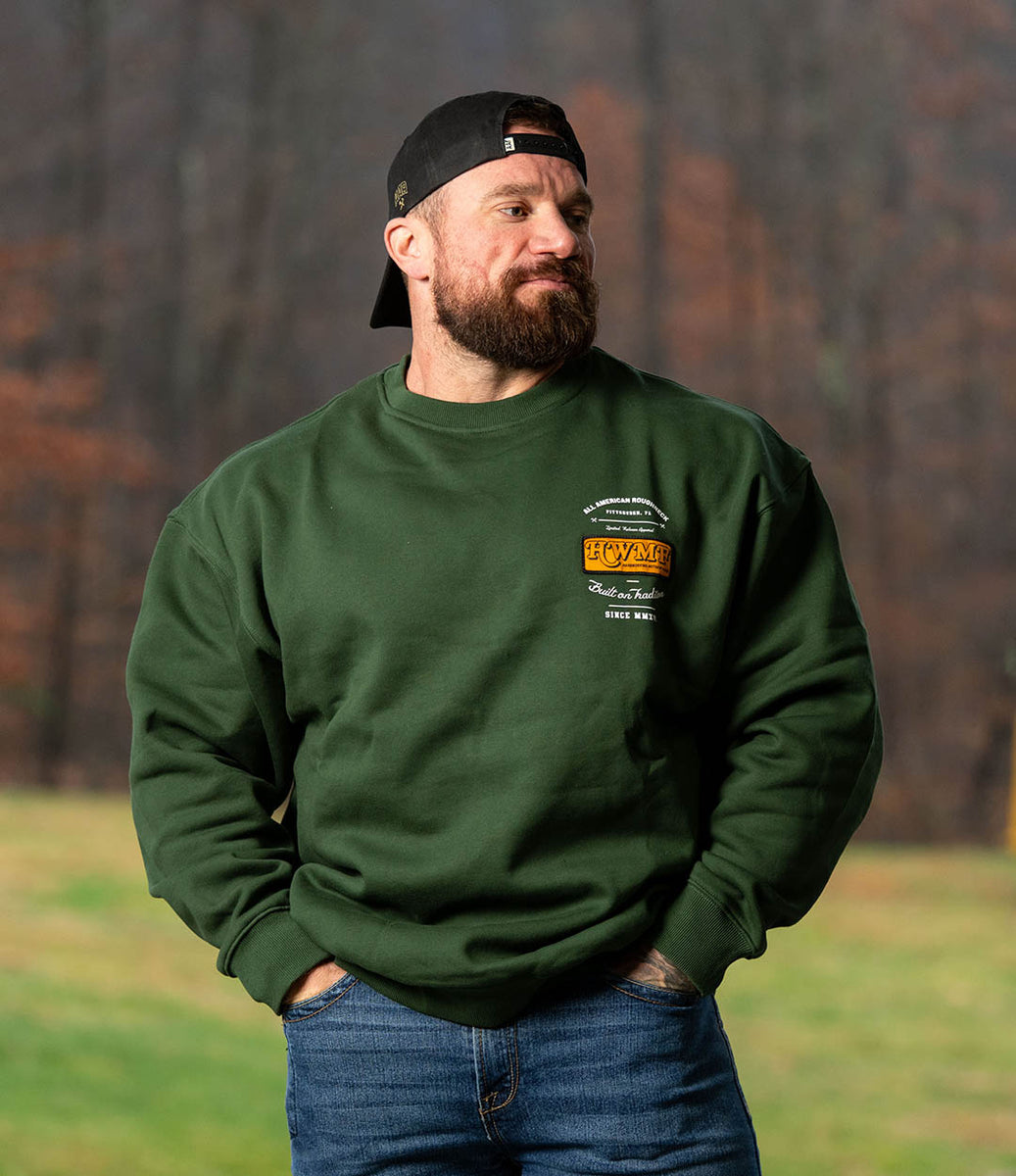 HWMF Shop Patch Crew Neck – All American Roughneck